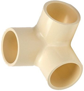 Soil to Soul 3 -Way Cross PVC Fitting for Pipe Connector and Shelf ...