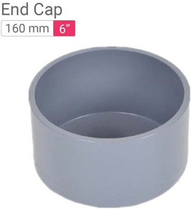 Waterflo 6 Inch ( 160 MM ) PVC Endcap 4Kg For Closing Uses 1-Way Cap ...