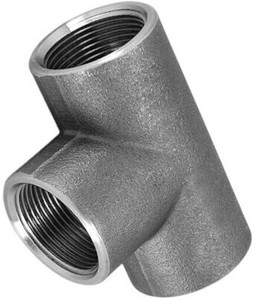 Implemental MS Tee Fitting Pipe Threaded BSP Forged (1/4 INCH) 3-Way ...