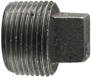 Implemental Plain Plug Square Head GI Pipe Fitting(Set of 10) (1/2 Inch ...