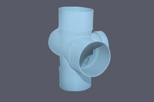 AAJAY CROSS DOOR TEE SWR 110MM SF 3-Way Tee Pipe Joint Price in India ...
