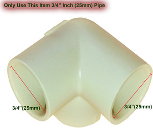 DEHRAN CPVC Three Way Elbow 3/4" Inchi(20MM) Pipe Connector Fitting For ...