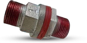 Implemental GI TANK NIPPLE THREADED 2-Way Coupling Pipe Joint (2 Inch ...