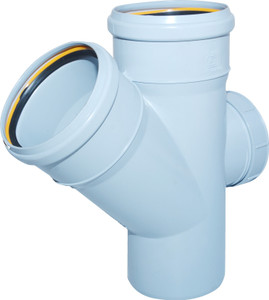 AAJAY SINGLE DOOR Y SWR 75MM RF 3-Way Cross Pipe Joint Price in India ...