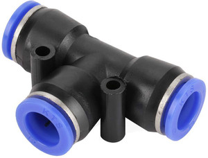 DLEIN 12mm One Touch Push In TConnector T Shape 3 Way Pneumatic ...