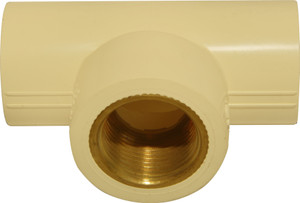 AAJAY CPVC TRANS TEE (W) 25X25X15MM(1X1X1/2) 3-Way Tee Pipe Joint Price ...