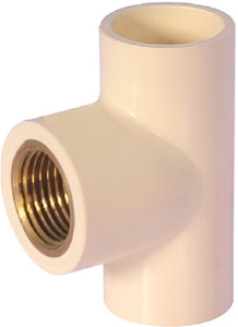 Soil to Soul ASTRAL CPVC Brass Tee, Pipe Fittings, Size- 3/4 x 1/2 inch ...
