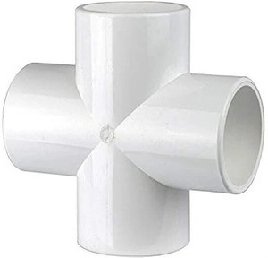 Soil to Soul UPVC 4 way cross, Furniture Grade fitting, Size- 3/4 inch ...