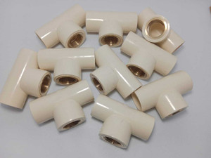 Cpvc 3/4 -1/2 inch Brass TEE 20mm pack opcsf 10pcs 3-Way Tee Pipe Joint ...