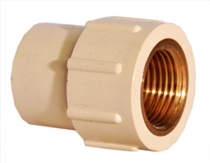 Cpvc Supreme Fittings Reducing FTA (Metal) 3/4" X 1/2" (Set of 5) 2-Way ...