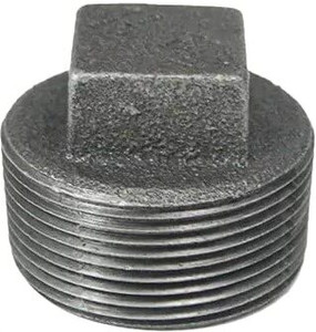 Implemental MS Male Plug Pipe Fitting Threaded BSP Pipe Fitting (1/4 ...