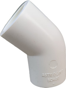 wingrip UPVC Elbow 45 Degree (1 inch) (10 Pcs) 25 mm Plumbing Pipe(UPVC ...