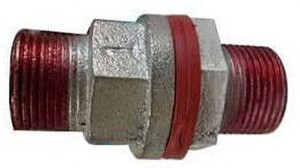 Implemental GI TANK NIPPLE THREADED 2-Way Coupling Pipe Joint (2 1/2 ...