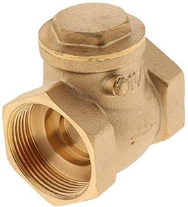 Sauran Techno 4010 Forged Brass Horizontal Check valve 1-Way Coupling ...