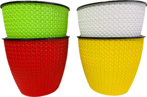 Hashif Indoor garden pot Planter virgin plastc Indoor Outdoor Gamla ...