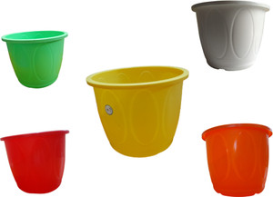 Audbhidhi Eco Plastic Gamla Flower Pots 10 Inches For Indoor Outdoor ...