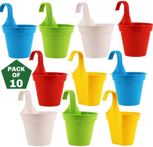 Leafy Tales Plastic Small Hook Hanging Pot Plant Container Set Price in ...