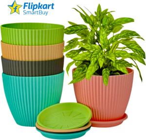 Flipkart SmartBuy plant flower pots gamle planters for home office ...