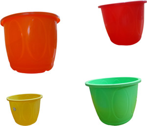 Audbhidhi Eco Plastic Gamla Flower Pots 10 Inches For Indoor Outdoor ...