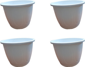 Audbhidhi Eco Plastic Gamla Flower Pots 10 Inches For Indoor Outdoor ...