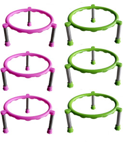 Cozfrin Stainless Steel Leg Pot Stand (Unbreakable) Virgin Plastic ...