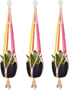 MAYA CREATION Handmade Macrame Plant Hanger Plant Container Set Price ...