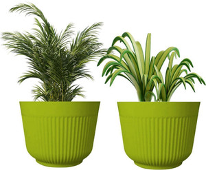 DawnRays 12 inch Large Plant Pots Plastic Planters ,Flower Pots for ...