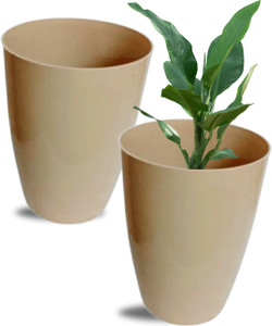 Muddstyles Plastic Tower Pot 14 inch Flower Pots for Home office Garden ...