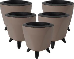 harshdeep Self Watering Plant Pots For Indoor Home Office Tabletop ...