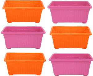 RR sah Rectangular Jupiter Plastic Window Pot Flower Planter for Home ...