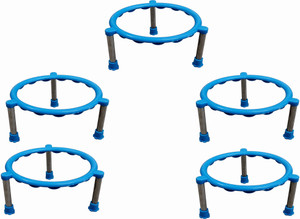 Majevadi Steel Leg Flower Pot Stand Unbreakable Virgin Plastic Plant ...