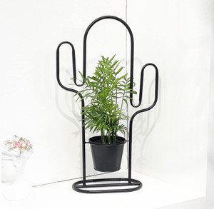 Indian Decor 4601 Plant Stand Indoor - Tabletop Plant Stand with Pot ...