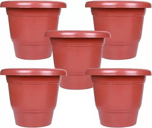 vicvot Premium Plastic 10 Inches Flower Pots Gardening Planter ...