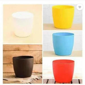 ODIN Plastic Attractive 5-Inch Cool Pot for Flower Plants and Garden ...