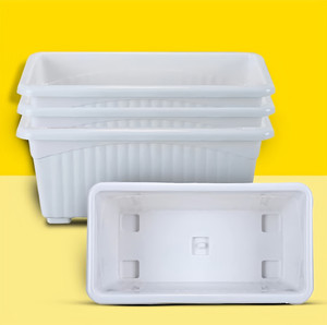 SAROJTRADERS Rectangular Jupiter Plastic Window Pot Flower Planter for ...