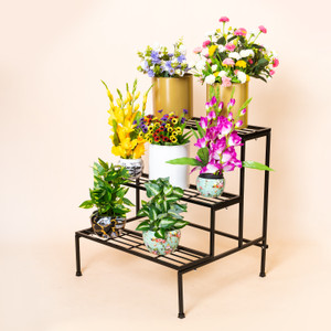 LITTLE FARMING 3 Step Plant Stand for Multiple Flower Pot Rack for ...