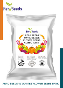 Aero Seeds 40 Variety Of Flower Seeds Combo Pack With Instruction ...