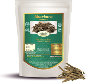 biotic Akarkara Root Powder (Anacyclus Pyrethrum) Pellitory Root 50gm ...
