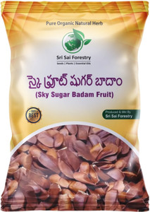 SRI SAI FORESTRY Sky Sugar Badam Fruit (250g), Adavi Badam Diabetes ...