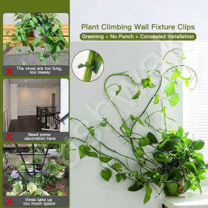 Gridlab Plant Climbing Fixing Clip Sticky Hook Clip Plant Straightener ...