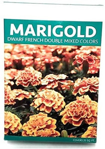 KNESSiN Marigold Mixture, Dwarf French Double Mixed Colors[400 Seeds ...