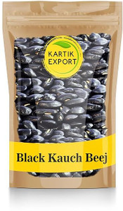 Kartik Export Black Kaunch Seeds - Black Mucuna Pruriens - Kapikachhu ...