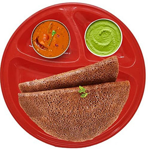 Wishmaster Round Shape 2 Portion Food Plate Micro Wave Safe ...