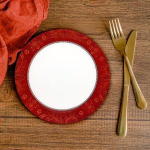 Laserbot Eva (6Pcs Full Plate) Dinner Plate Price in India - Buy ...