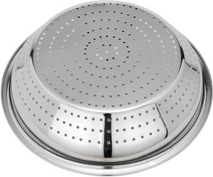 Rangshalaa Stainless Steel Multipurpose Heavy gauge Hole Parat, Rice ...