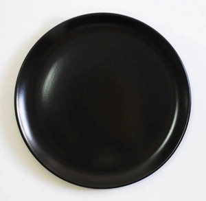 SAHU TRADERS Round Glossy Plain Black Designed (11 Inch) Dinner,Lunch ...
