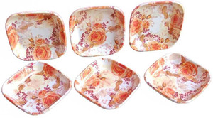 PS smart shopping Melamine Square Plates for Serving Pasta Halwa Dahi ...