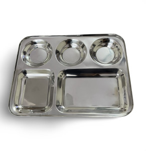 Shri Paras 5 IN 1 TRAY Sectioned Plate Price in India - Buy Shri Paras ...