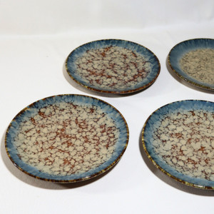 VISTAS Ceramic Quarter Small Plates - Set of 4 | Side Plates Serving ...