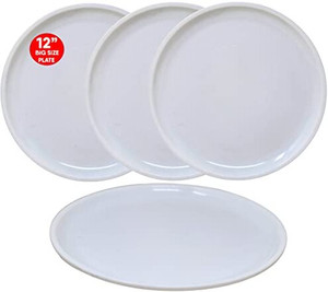 Giftary Big Size Pack of 12 Pc Dinnerware 12” Inch (30 Cm) 7 MM ...